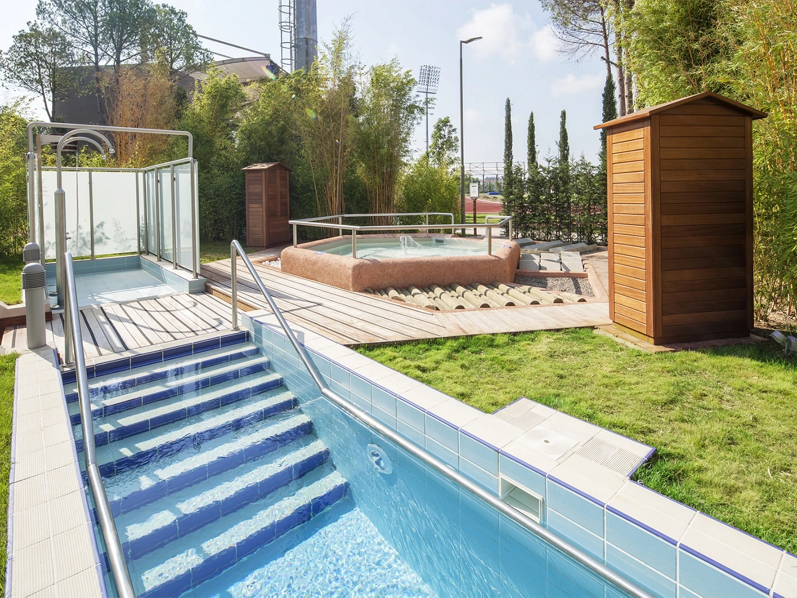 Olympic Pools with Serapool Tiles | Serapool